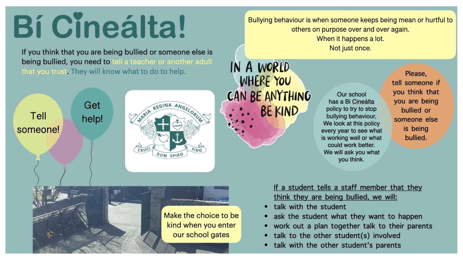 Bí Cineálta – Loreto Abbey Secondary School, Dalkey